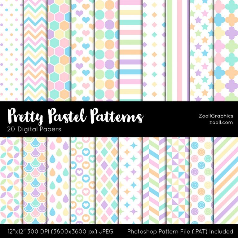 Goodies: Pretty Pastel Patterns - Zooll.com - Graphic Design, Ideas and ...