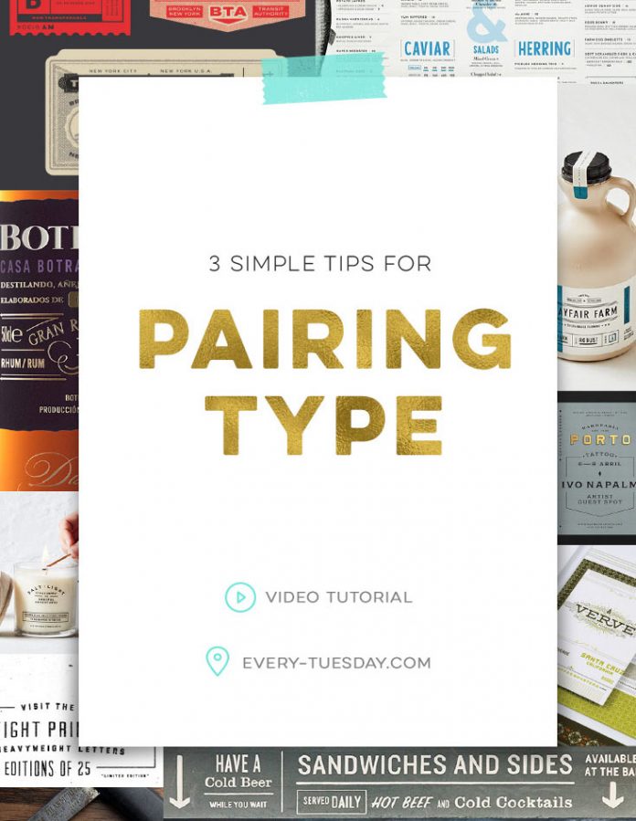 Tutorial Time: Tips For Pairing Type - Zooll.com - Graphic Design ...